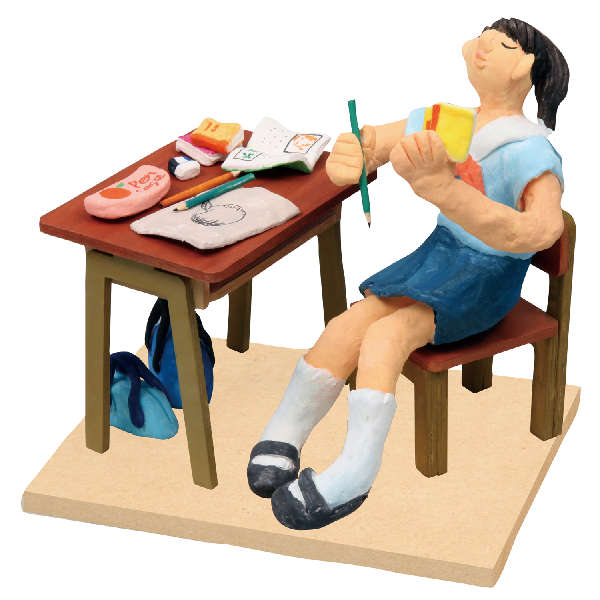 ■教室内のジオラマを作ることができるセットです。\n　生徒ひとりひとりの思い出に残る「教室内での一コマ・ワンシーン」を再現できます。机・椅子はトムソン抜加工済で組立が簡単。生徒全員の作品が集まれば、迫力のある共同制作作品になります。※ねんど...