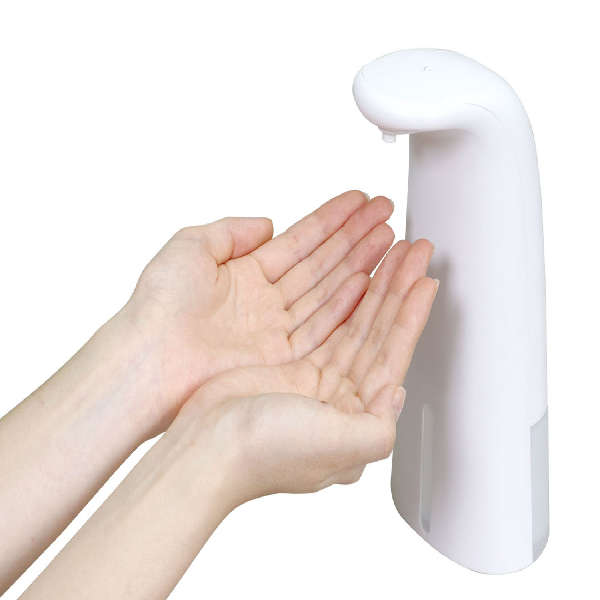 タッチレス式！\n毎日使えて実用性抜群！商品サイズ（単位mm)：100×90×205mm