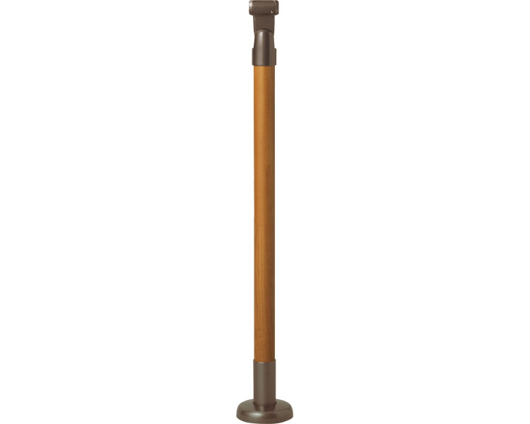 商品の仕様●サイズ／85cm（87cmまで調整可能）●材質／丸棒：天然木、ブラケット：アルミ、ベース・ベースカバー：スチール●ケース入数/5商品の説明