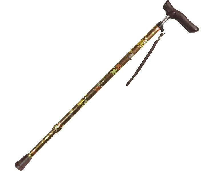 商品の仕様●サイズ／長さ60〜92.5cm（14段階／2.5cm）、グリップ長さ：12.5cm、ゴムチップ底径：約3.0cm●パイプ径／上部：1.9cm、下部：1.6cm●重さ／約260g●材質／本体：アルミ（アルマイト加工）、グリップ：P...
