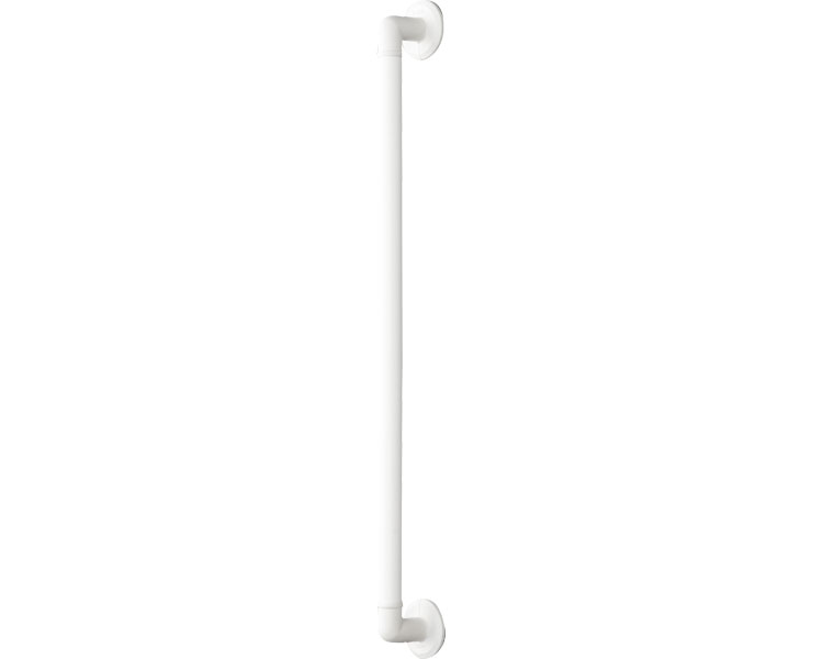 商品の仕様●サイズ／長さ80cm、パイプ径：φ3.2cm●材質／手すり棒：半硬質樹脂・アルミ、ブラケット：PP樹脂・ステンレスSUS304、本体カバー：PP樹脂・PE樹脂●セット内容／化粧鋼板用トラスタッピンねじ5×20・12本、在来工法用...