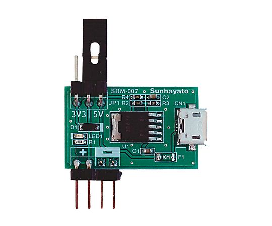 ブレッドボード用USB電源ボード SBM-007 サンハヤト■特徴■●MicroUSBケーブルでブレッドボードに電源供給ができます。●縦置き型で省スペースです。■仕様■●仕様：ブレッドボード用USB電源ボード●サイズ：17.78×27.94...