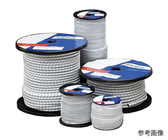 ショックコード　100m巻　白　Φ3mm 110421 Tex Technology■特徴■●ナイロンカバーで包まれた中のゴムの形状は丸で、コードの痛みが軽減される仕様になっています。■仕様■●太さ（mm）：Φ3●仕様：100m巻●色：白●...