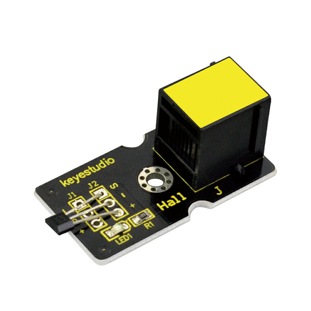 ホールマグネットセンサー（Arduino用）EasyPlug KS0110 Keyestudio■特徴■●近接スイッチとしてオンオフを出力します。■仕様■●接続：EasyPlug●★入数：1セット