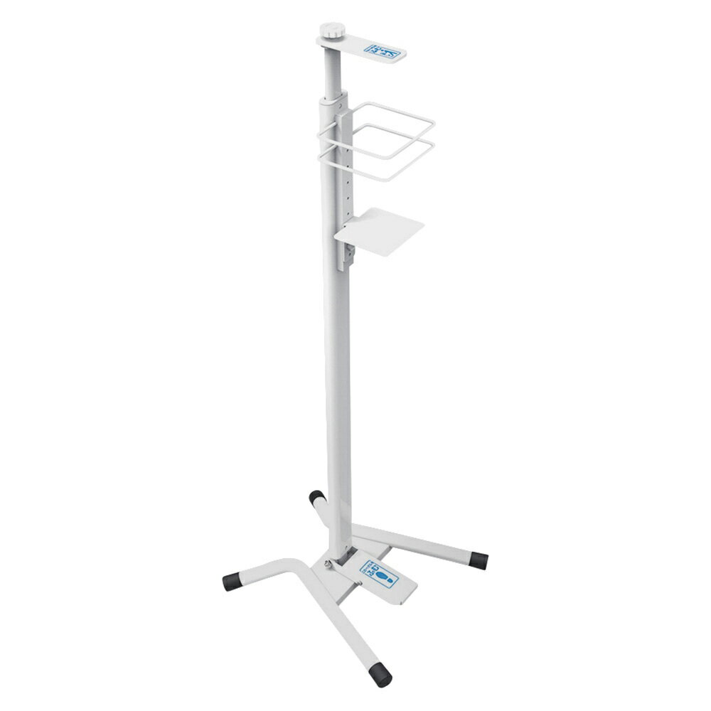 足踏み消毒ポンプスタンド スタンド FPS-101W その他■特徴■●直接、ボトルに触れることなく噴射できるペダル仕様です。■仕様■●仕様：スタンド●サイズ（mm）：306×320×903●★重量（kg）：約2.8●★入数：1個●材質：本体...