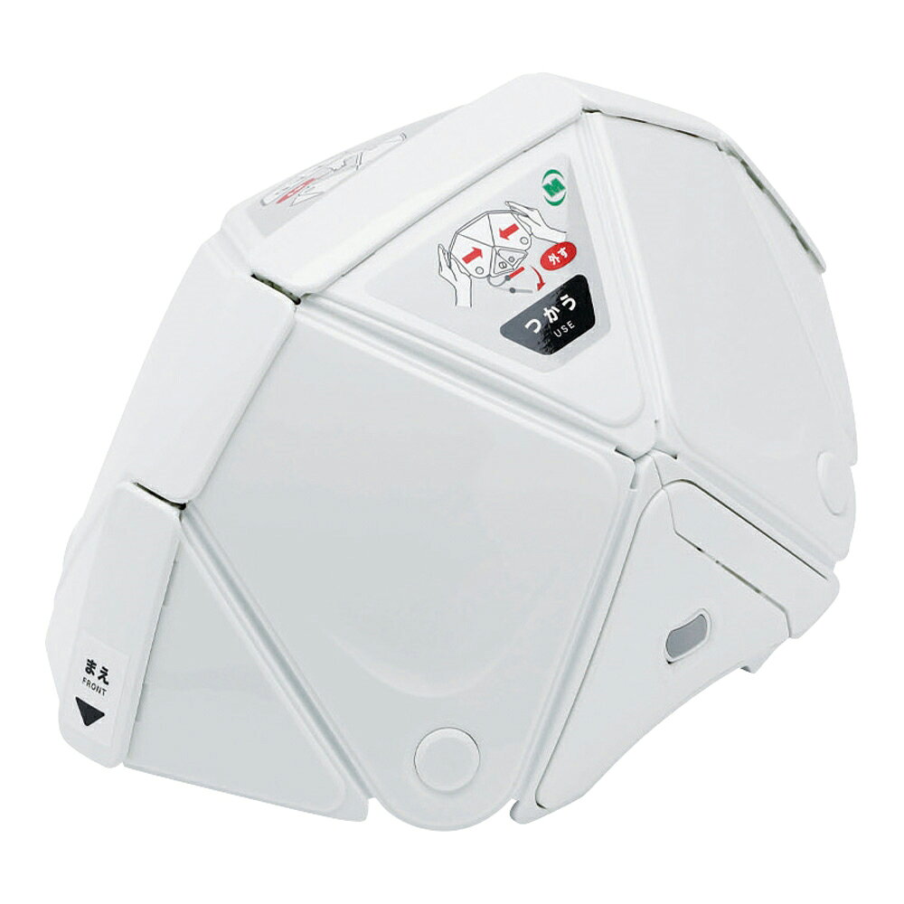 折りたたみ防災ヘルメット フラットメット2 ホワイト TSC-10N-Flatmet2 その他■特徴■●災害時の備えに最適。業界最薄クラスの折りたたみ防災ヘルメットです。●収納時サイズは33mmと薄いため備蓄に適しています。●コンパクト設計...
