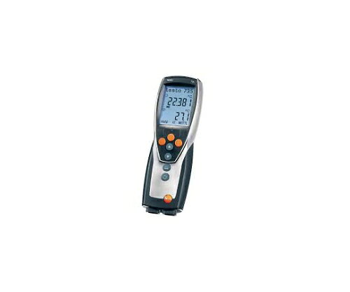 プロフェッショナルクラス温度計 testo735-2 校正証明書付 0563 7352 テストー■特徴■●同時に3本（熱電対×2本・Pt100×1本）の温度センサを接続することが可能です。●最高システム精度：±0.05℃（高精度デジタルプロ...