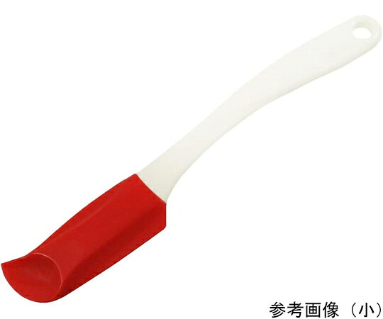 ●レッドカラーでクリームの中でも目立つクリーナー●ヘラのカーブがボウルの形状に沿い、クリーム生地をきれいにすくうことができます●クリームの中でも目立ち易いレッドカラー●サイズ：6×25×1.1cm●重量：53g●素材・材質：先部/シリコーン...