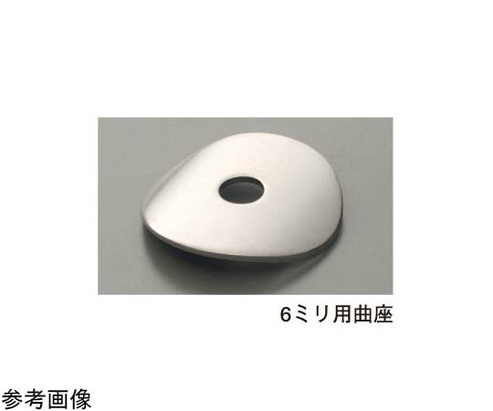 ●ステンレス製の曲がり型形状座金です。●サイズ：6ミリ用●タイプ：曲座（キョクザ）●仕様：6ミリ用●材質：SUS304ステンレス●仕上げ：ステンレス●外径（mm）：25●内径（mm）：6.5●厚み（mm）：1.2●高さ（mm）：4.2●注意...