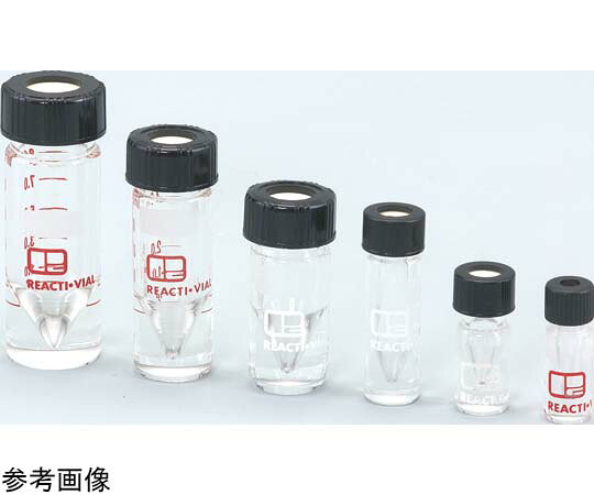 ●リアクティバイアルはミニバイアルと同様な特長をもつものです。●PTFE/ ゴムリング・穴あきキャップ付の12本入です。●バイアルの色：透明●バイアルの材質：ガラス●容量：3.0mL●外径：20mm●高さ：47mm●PTFE/ ゴムリング・...