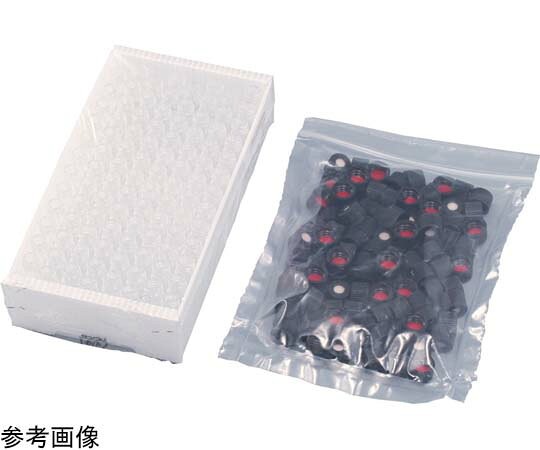 ●オートサンプラーバイアル●スクリューバイアル（8-425）●スクリューバイアルセット●バイアル規格：11.6×32mm●バイアル口径：5mm●容量：1.5mL●バイアル：透明ガラス●キャップサイズ：8-425●キャップ穴サイズ：5.5mm...