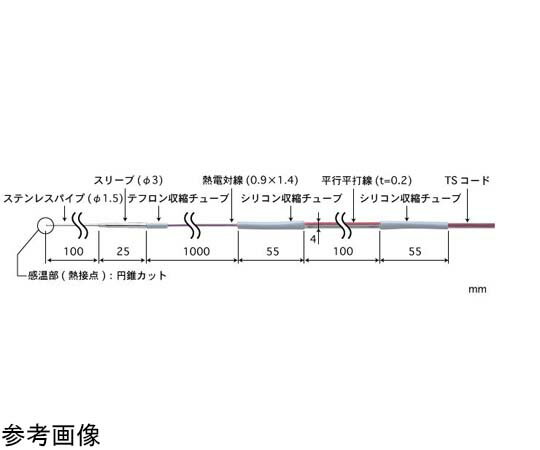 ●BRシリーズは冷凍庫/冷蔵庫/恒温槽/インキュベーターなどに適した平打線部を扉に挟み込みやすい低温用温度センサです●【用途】冷凍食品や冷凍庫内の温度管理と温度測定等●フリーザー・恒温槽内部の液体、半固体温度計測等●使用温度範囲（℃）：-1...