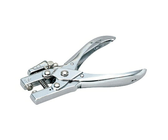 ●ハトメ鋲で穴あけ部分の補強ができます。●1穴パンチとしても便利です。●穴あけ枚数：30枚（3.4mm）●材質：（ヘッド）亜鉛ダイキャスト、（ハンドル）鉄板●サイズ：W95×D162×H24mm●重量：308g