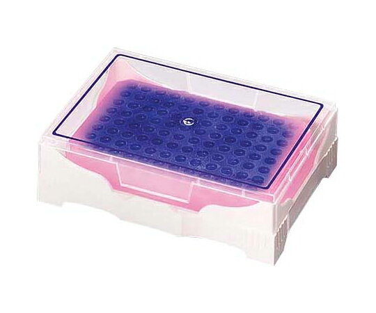 ●PCR 0.2mlチューブ用クーラーラック 96穴（フタ付）●4℃で3時間まで保冷可能（予め-20℃にて最低8時間冷やしておいて下さい）●7℃以下では紫色ですが、7℃以上になるとピンク色へ変化するので、目で見て温度上昇の危険を判断可能（※...