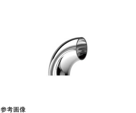●食品用配管部材●内外#320〜#400●バフ研磨仕上げ●サニタリー配管用 溶接式 90°エルボ●OD：21.7●t：2.1●A：38●Mass kg：0.062●SUS316Lのみ