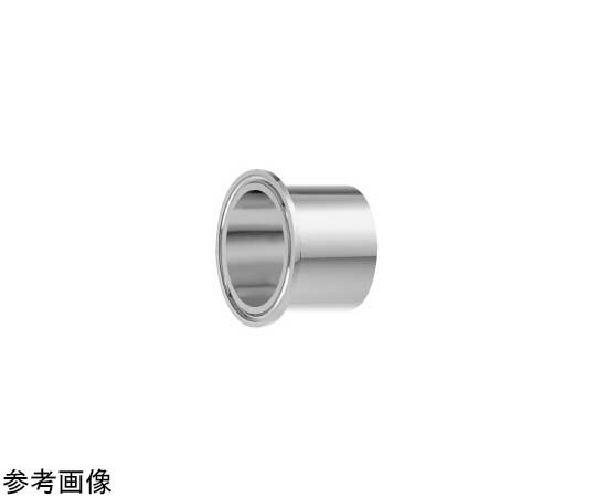 ●食品用配管部材●内外#320〜#400●バフ研磨仕上げ●サニタリー配管用 溶接式ロングヘルール●OD：165.2●ID：159.2●A：183●B：174●L：62●Mass kg：1.04