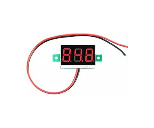 ●シンプルで2.7〜30Vまで測定できる小型のデジタル電圧計です。●測定電圧（V）：DC2.7〜30●本体寸法（mm）：33×11×7●仕様：約200ms/h（測定速度）●使用温度範囲（℃）：-10〜65●消費電力（mA）：＜20●入数：1個入