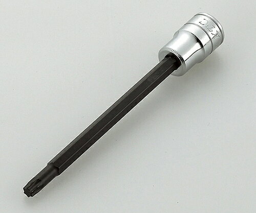 ●ビットの交換が可能です●差込角：9.5sq.●呼び：T55●ソケット部外径(D;mm)：22●全長(L;mm)：128●重さg：170●交換ビット品番：T-T55L●メーカー型番：BT3-T55L-S