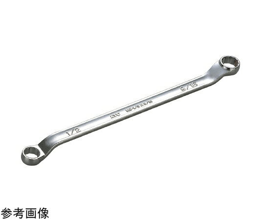 ●メガネ部オフセット45°●立ち上がり角は狭い場所でも使いやすい45°×6°を採用。オフセット高さと長さを抑え、狭い場所での使い勝手をよくすると同時に、ボルト・ナットに効率よく力を伝えます。●柄は、しなりに強く、軽量化も図れる形断面形状です...