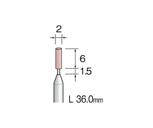 ●適合機器類：エアーグラインダー●MINIMO推奨ハンドピース：最適・M21H/適している・V21、M11、M21、M11S●砥石カラー：ピンク※安全のため、保護メガネ等、保護具を必ず着用してください。※工具の最高回転数を超えて使用しないで...