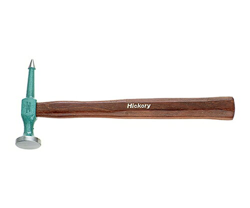 ●ヒッコリー柄の鈑金ハンマー。●打撃面サイズ(φmm)：35●全長(L1;mm)：300●ヘッド長(L2;mm)：135●質量(g)：360●メーカー型番：10800