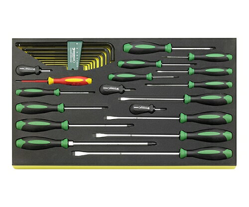 ●トレイ付きのツールセット。●トレイサイズ(WxDxHmm)：530x350x35●質量(g)：2080●メーカー型番：96831168