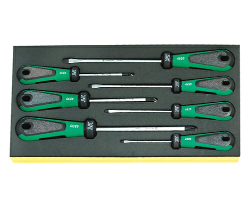 ●TCSトレイに入ったDRALLグリップのナットドライバーセット。●トレイサイズ(WxDxHmm)：175x350x35●質量(g)：555●メーカー型番：96838184