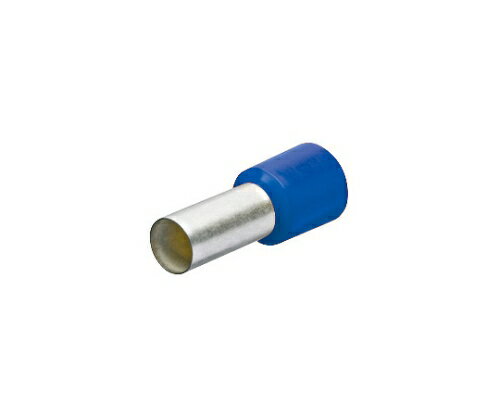 ●プラスチック製カラー付きエンドスリーブ。●全長(mm)：24●適応ケーブルサイズ(mm2)：16.00●適応電線サイズ(AWG)：5●圧着範囲(mm)：12●質量(g)：75●色：ブルー●数量：100個