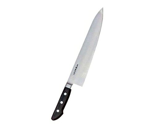 ●日本鋼を使用し、最もポピュラーな庖丁です。●両刃●外寸（mm）：435●重量：310g●板厚厚み：背：2.2●材質1：日本鋼●刃渡り：30cm