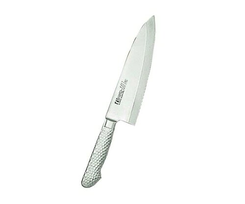 ●刃部：モリブデンバナジウム特殊鋼を用い、切れ味、長切れを重視。●ハンドル部：18-8ステンレススチールモナカハンドル。●ガラスビーズショット仕上げによる、手触りのソフト化、滑り防止。●刃部とハンドル部の(溶接による)一体化で、雑菌等の付着...