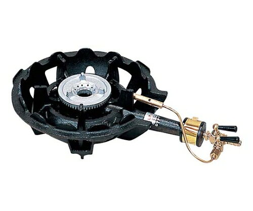 ●ガス接続：3分口(φ9.5mm)●バーナー数：1重●寸胴鍋の使用範囲：最大20cmまで●外寸（mm）：230×350×H100●消費電力：ガス消費量(kW／h)：3.4