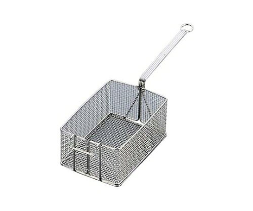 ●アミ目：1.1×4メッシュ●外寸（mm）：カゴ／270×120×H120●外寸（mm）：柄／280●重量：790g●材質1：18-8ステンレス