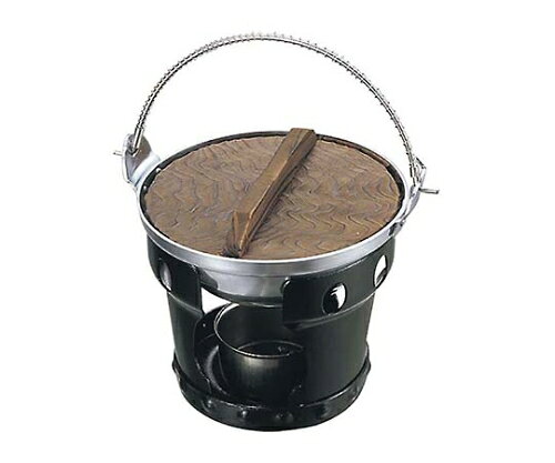 ●外寸（mm）：鍋／φ150●容量：0.65L●材質1：アルミ●材質2：コンロ：鉄●材質3：木