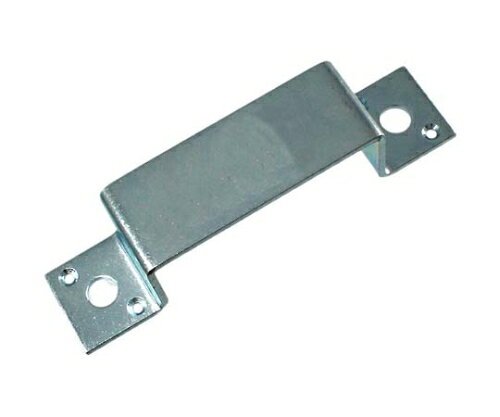 ●角素材の取付固定に便利な金具です。●サイズ：厚み2.6×幅31×長さ138×高さ34mm●ボルト穴径：10mm●ビス穴径：3.5mm●コード番号：00016766
