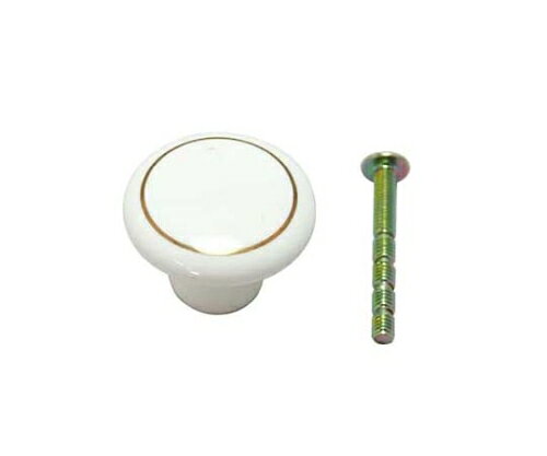 ●引き出しや扉の、お手軽な模様替えにオススメです。●サイズ：32mm●取付：裏ビス止●カラー・仕上：白●コード番号：00017878