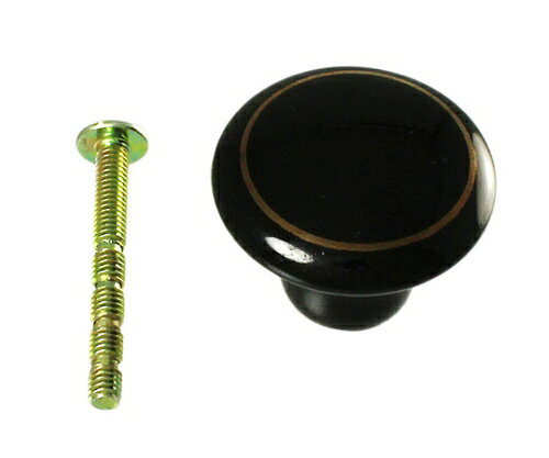 ●引き出しや扉の、お手軽な模様替えにオススメです。●サイズ：32mm●取付：裏ビス止●カラー・仕上：黒●コード番号：00030875