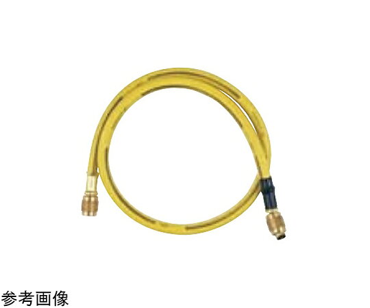 ●R-410A、R-32用チャージングホースです。●継手サイズ：5/16フレア(1/2-20UNF)●長さ(cm)：90●色：黄