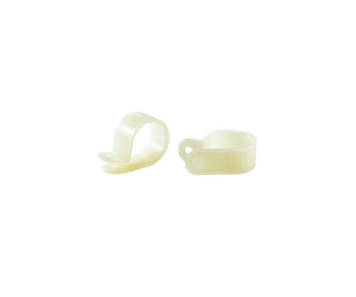 ●ケーブルやパイプをしっかりネジ止めで固定できる●材質：66ナイロン(UL94V-2)●内寸：φ7.8mm●色：白●入数：30●簡易収納パック入