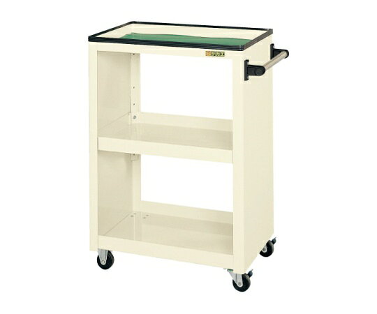 ●セット内容(付属品)：マット付●サイズ：605×405×880mm●色：アイボリー●質量：21kg●キャスター：75φゴム車●コード番号：20750