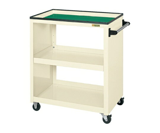 ●セット内容(付属品)：マット付●サイズ：755×505×880mm●色：アイボリー●質量：27kg●キャスター：75φゴム車●コード番号：20742