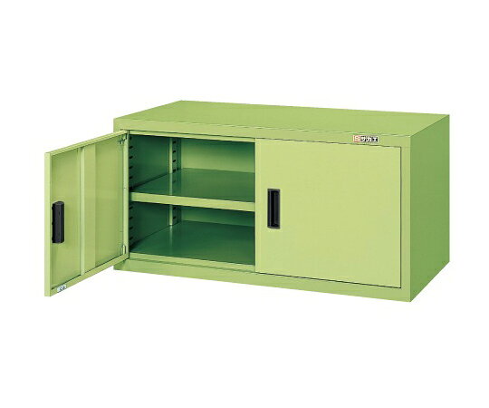 ●セット内容(付属品)：棚板：1枚付(30mm調整可能・KU-3B)●サイズ：900×450×440mm●内寸：800×425×345mm●色：サカエグリーン●質量：21kg●コード番号：143767