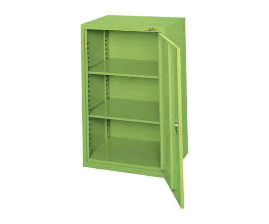 ●セット内容(付属品)：棚板2枚付(30mm調整可能)●サイズ：550×450×880mm●内寸：465×425×785mm●色：サカエグリーン●質量：22kg●コード番号：143621