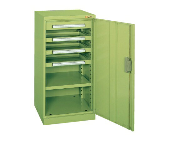 ●大切な工具の保管に最適。●サイズ：502×516×1000mm●色：サカエグリーン●質量：34kg●コード番号：142078