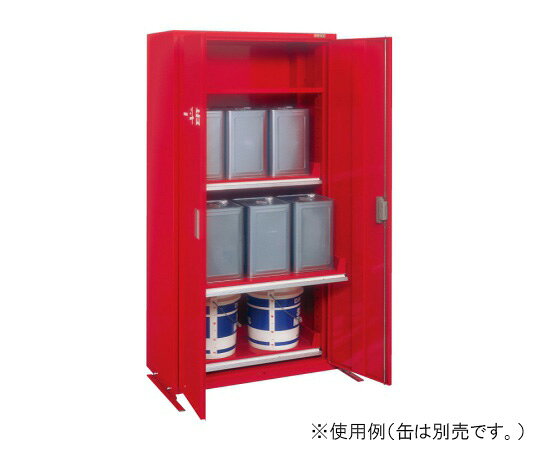 ●棚板は50mmピッチで調整可能。●ボールスライドレール採用●サイズ：900×450×1760mm●色：レッド●質量：88kg●コード番号：143776