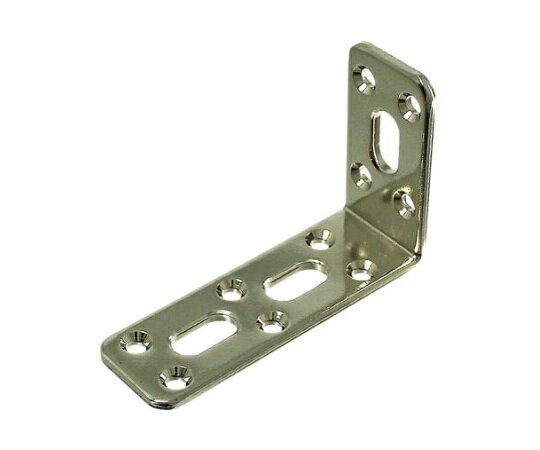 ●かわいいカラーの取付金具。●日曜大工・家具転倒防止に。●サイズ：3×25×49×75mm●形状：L字●材質：スチール●表面加工：ニッケルメッキ●コード番号：00169003