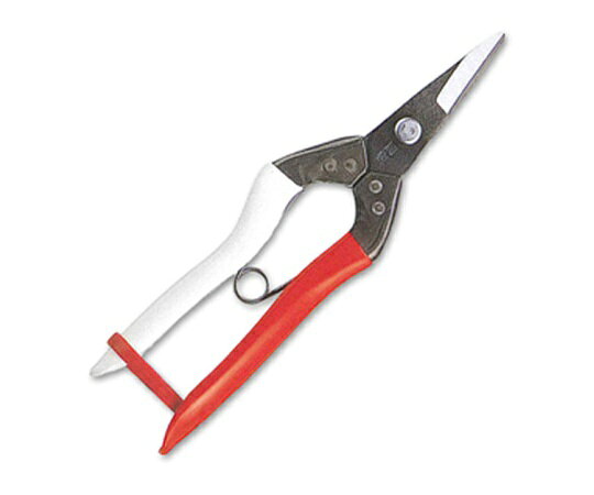 ●紅白ハンドルが代名詞 岡恒の採果鋏。●入数：1個●全長：162mm●重量：100g●刃渡り：24mm●コード番号：109078