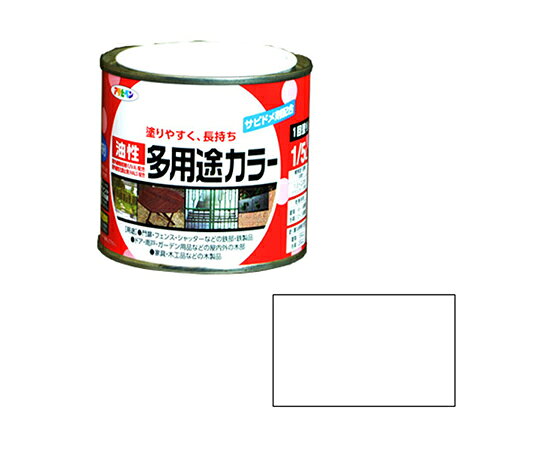 ●塗りやすく、長持ち●門扉・フェンス・シャッターなどの鉄部・鉄製品に。●ドア・雨戸・ガーデン用品などの屋内外の木部、家具・木工品などの木製品、トタンに。●▼塗装されたトタン、密着性の悪いものは除きます。●容量：1/5L●カラー：ツヤ消し白●...