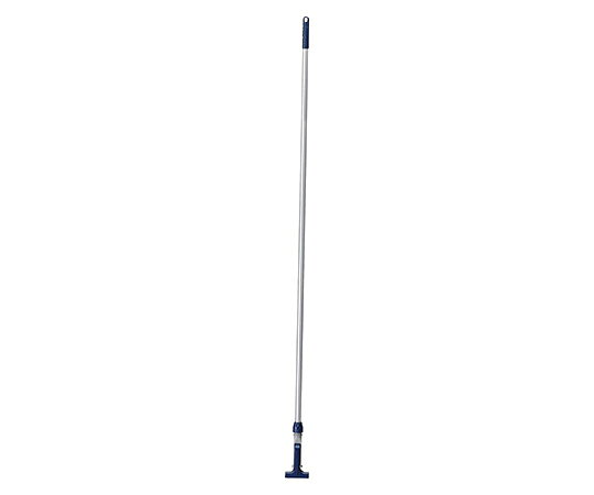 ●錆びない樹脂製の大型クリップでヘッドをしっかりキャッチ。●サイズ(W×D)：90mm×1500mm●材質：アルミパイプ(Φ22mm)、ヘッド／PP、グリップ／PE●重量：約510g●入数：1本