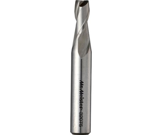 ●ミスターマイスター小型工作機械向けエンドミル。●外径：7.5mm●全長：65mm●刃長：15.0mm●シャンク（軸）径：10.0mm