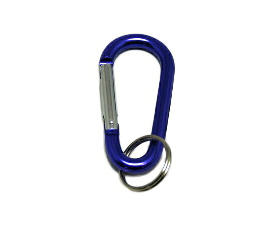 ●爪を押し開け、スプリングの力によって閉じるアルミスナップです。●連結用金具●カラー：パープル●サイズ：8mm●コード番号：00015860